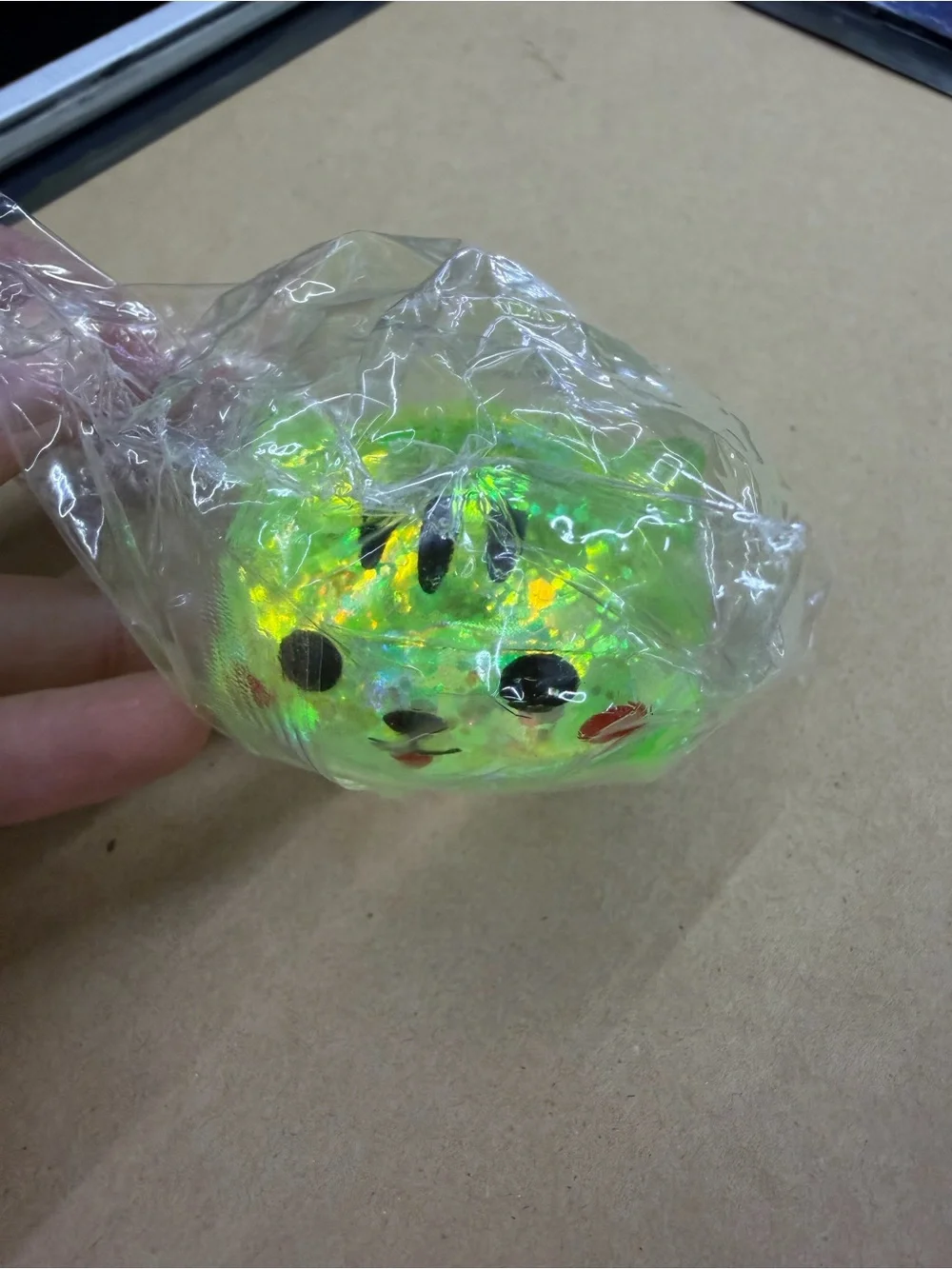 Other | Green Glitter Cat Squishy Toy | Poshmark